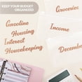 SKYDUE Budget Binder Labels, 15 Pieces Cash Envelope Stickers - Budget ...