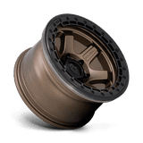 Fuel 1PC Aluminum Rim D124 BLOCK BEADLOCK 17X9in Matte Bronze with ...