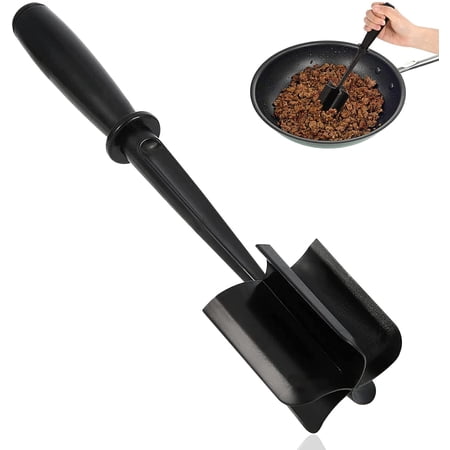 Meat Chopper Multifunctional Ground Beef Masher with 5 Curve Blade ...