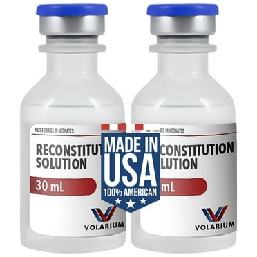 Aqua Science Reconstitution Solution 2-Pack, Sterile, 30ml Premium Glass Vials - Walmart.com