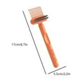 Qonioi Comb Cleaning Brush, Hairbrush Cleaner Tool with Hollow Bag ...