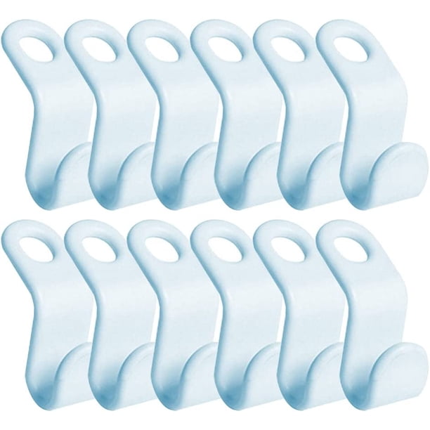 Closet hanger connecting hooks household stackable hooks (sky blue) 56 ...