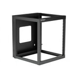 StarTech.com 12U Hinged Open Frame Wall Mount Server Rack - 4 Post 22 ...