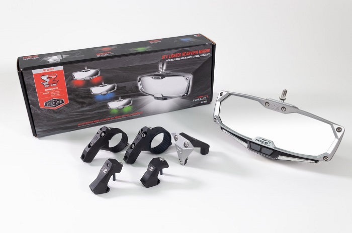 HALO-RA LED REAR VIEW MIRROR W/CAST BEZEL CAN-AM X3 - Walmart.com