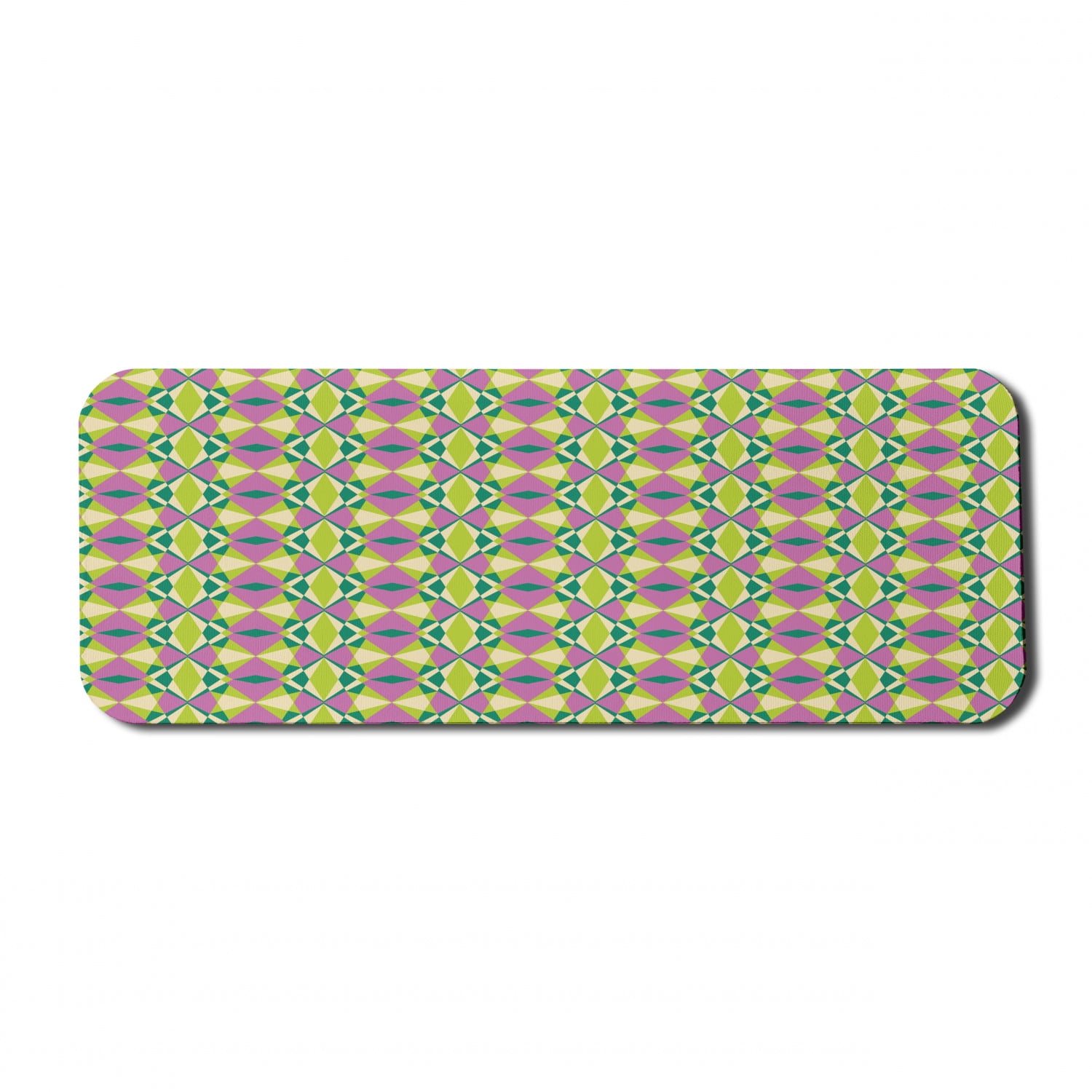 Geometric Computer Mouse Pad, Colorful Mosaic Polygonal Shapes ...