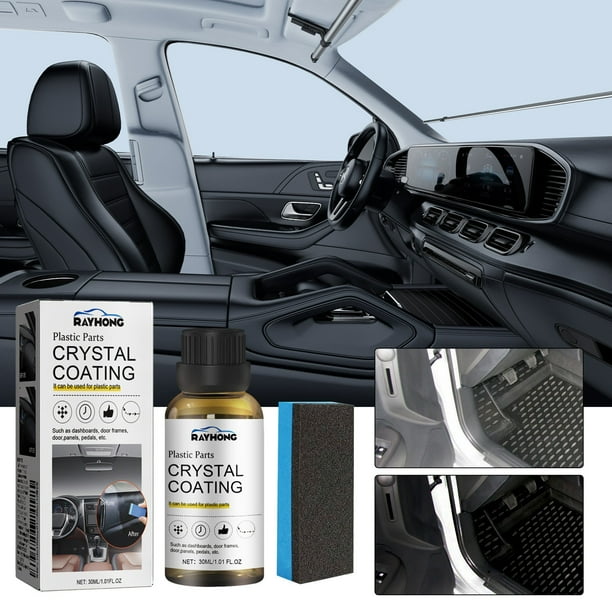 Clean Plastics Parts Crystal Coating Crystal Coating Car Interior ...