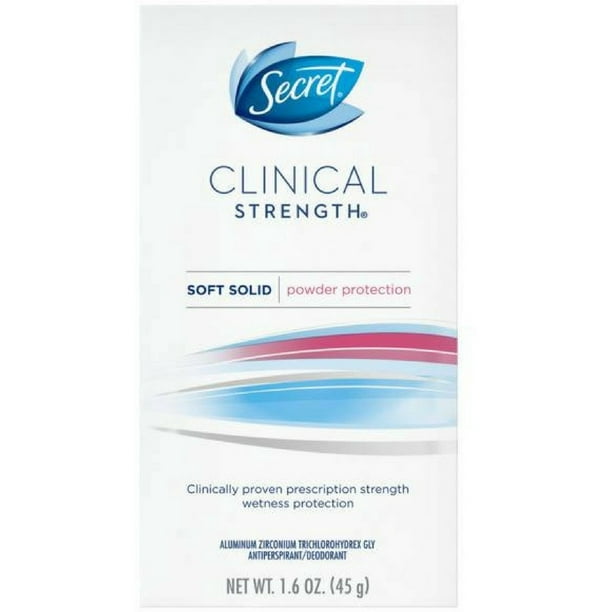 Secret Clinical Strength Soft Solid Powder Protection Deodorant, 1.6 oz ...