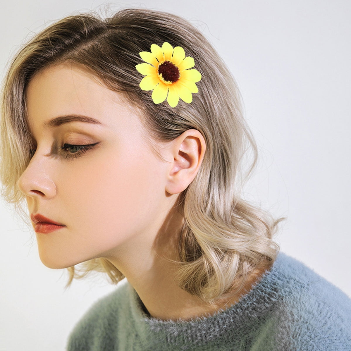 Click here for Hintrment 2pcs Sunflower Hair Clip Metal Hair Acce... prices