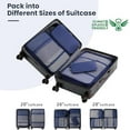 6 Set/8 Set/10 Set Packing Cubes Various Sizes Packing Organizer for ...
