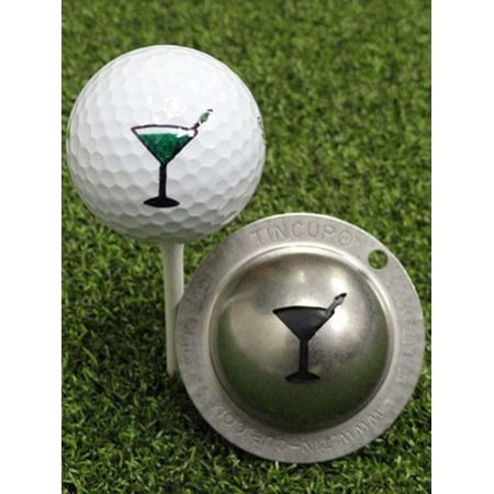 Tin Cup Golf Ball Custom Marker Alignment Tool-Martini | Walmart Canada