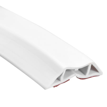 D50 6.6ft Floor Cord Cover, PVC Cord Cover Floor, Wire Cover, White ...