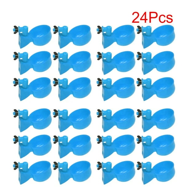 24-6Pcs Chicken Duck Drinking Cup Hanging Automatic Drinker Chicken ...