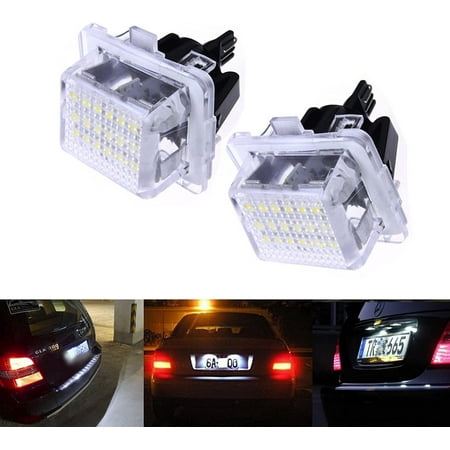 Canb LED Number License Plate Light For Mercedes Benz W204(5D) W221 ...