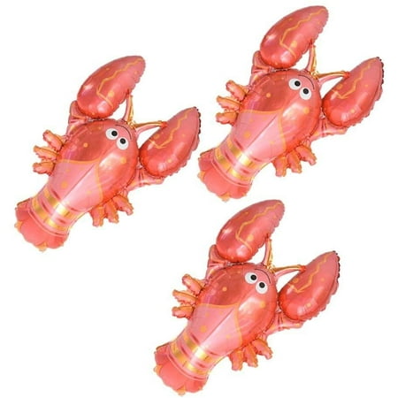 Lobster Foil Balloons,Hawaiian Sea Animal Mylar Balloon, Wedding ...