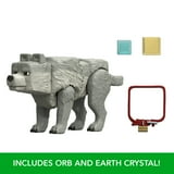 Minecraft Movie Dennis the Wolf Action Figure 3.25-Inch Posable Toy ...