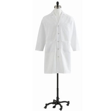 Men's Classic Length Lab Coat, White - Walmart.com