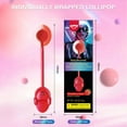 AMOS Music Lollipop Singing Lollipop with Natural Strawberry Flavor and ...