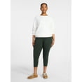Time and Tru Women's Capri Leggings, 22" Inseam, Sizes XS-XXXL ...