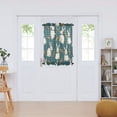 Bow Rabbit Carrot Pattern Door Curtain Sheer Privacy Light Filtering ...