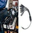 3/4/5/6 Way 3.5mm AUX Cable 1 Male to Multiple Female Port Extension ...
