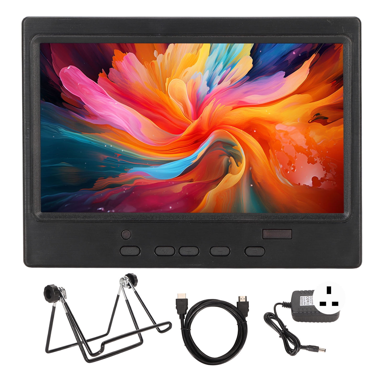 Monitor portátil de 7 pulgadas 1024x600 compatible con interfaz multimedia HD Pantalla portátil ...