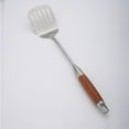 304 Stainless Steel Spatula With Pear Wood Handle Suitable For Stir ...