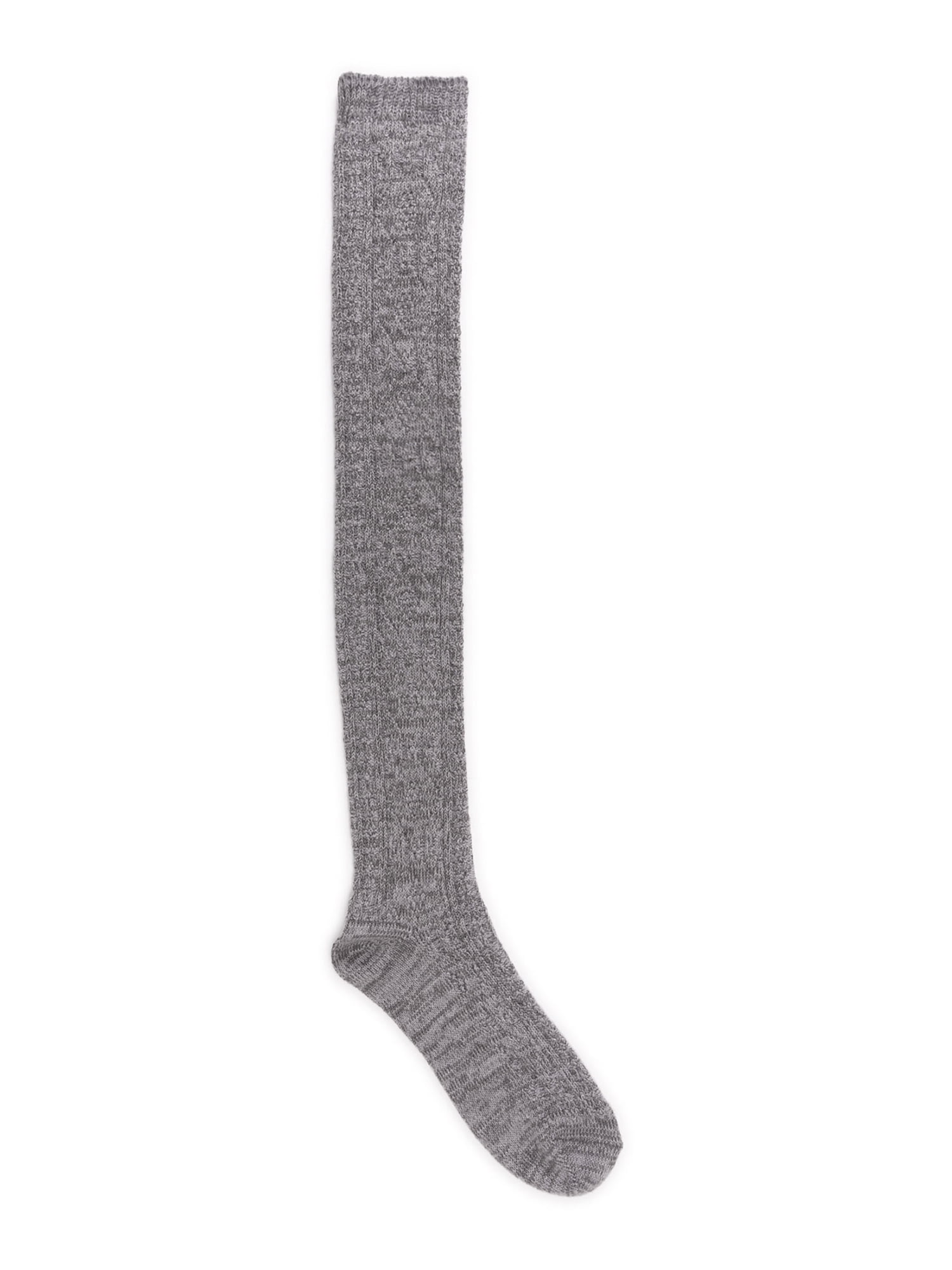 Muk Luks Women's Texture Over the Knee Cable Sock - Walmart.com