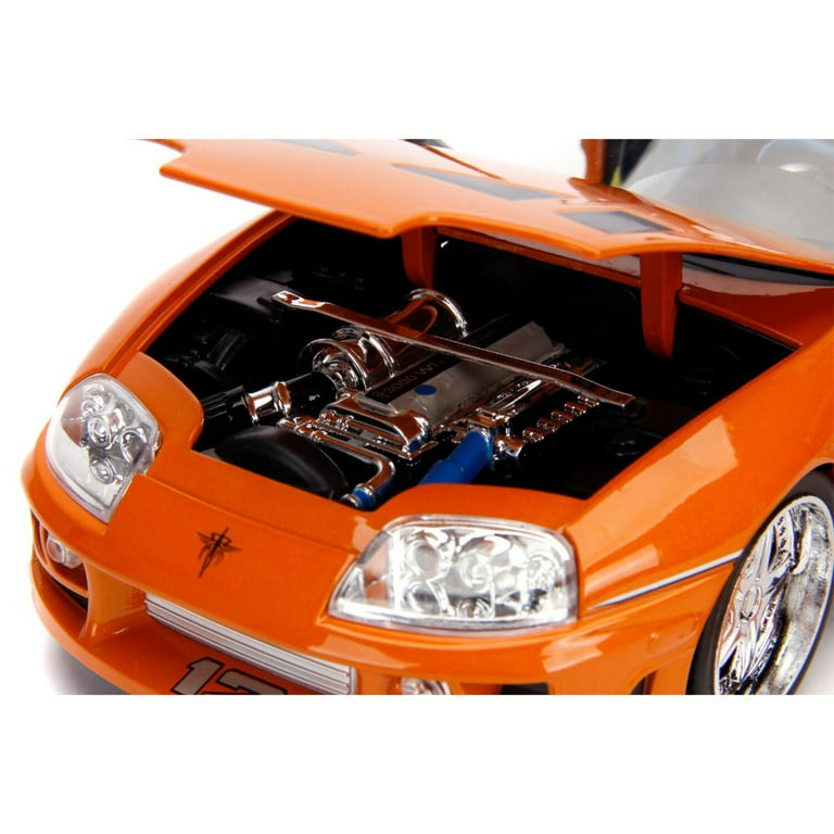 Fast & Furious 1:18 Toyota Supra Die-cast Car & 3 Fast & Furious 1:18 Toyota Supra Die-cast Car & 3