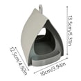 Bird Feeder Open Design Hanger With Top Hook Hut Shape Hangable Wild ...