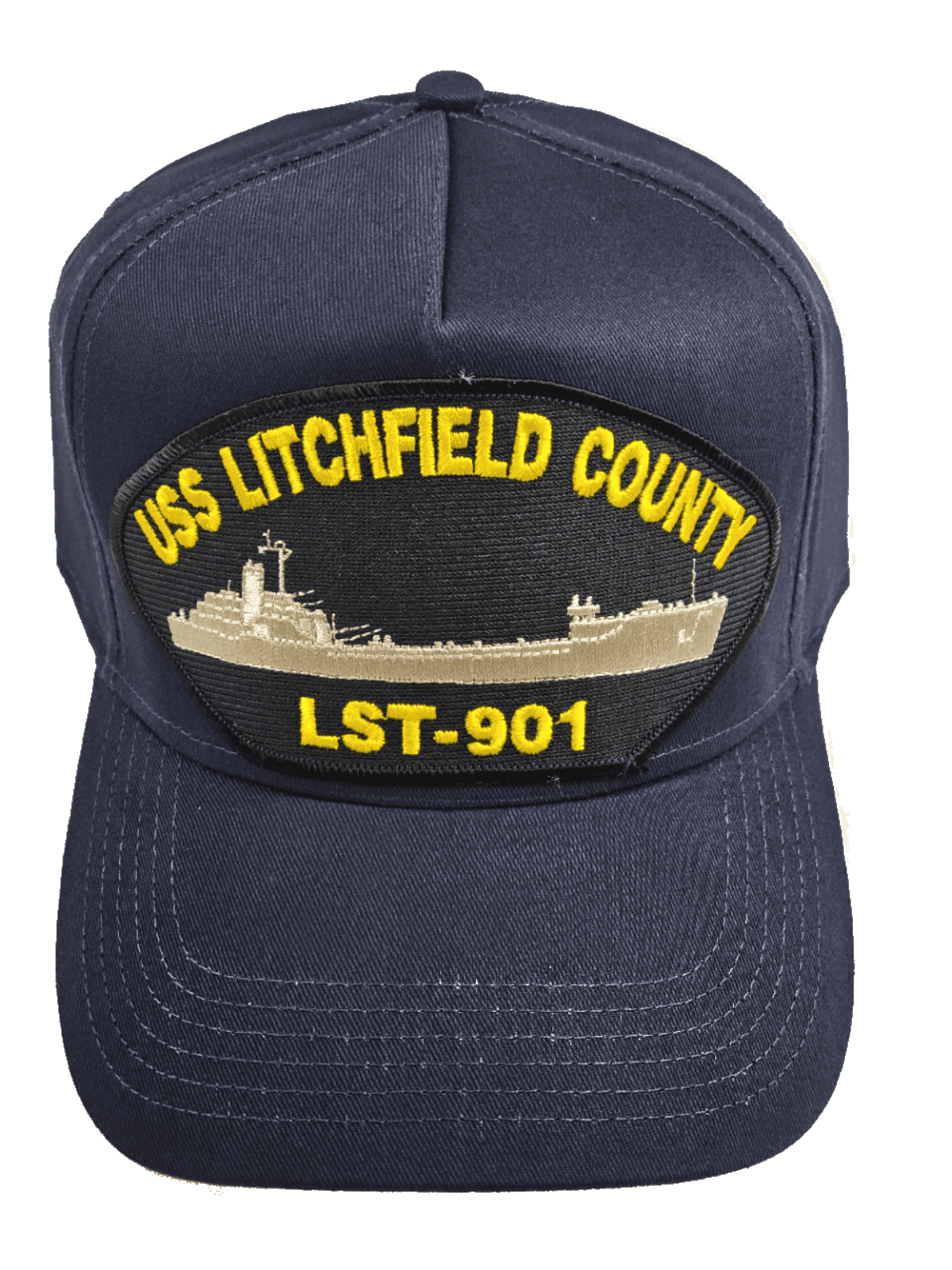 USS Litchfield County LST-901 Ship HAT - Navy Blue - Veteran Owned ...