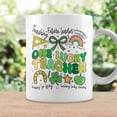 One Lucky Teacher Coquette Groovy St Patricks Day Teachers Coffee Mugs ...