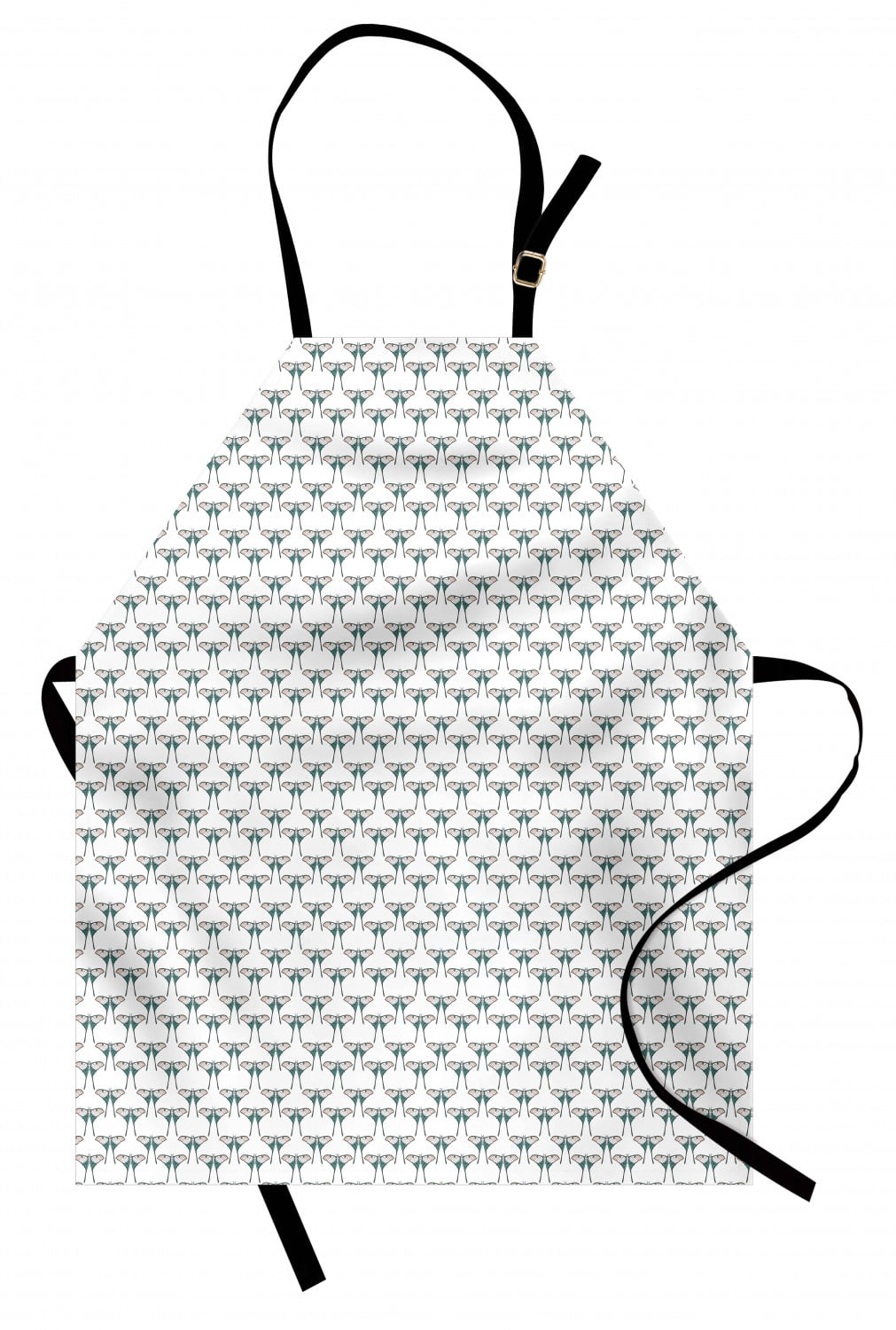 Insects Apron, Continuous Print of Symmetric and Simplistic Butterfly ...