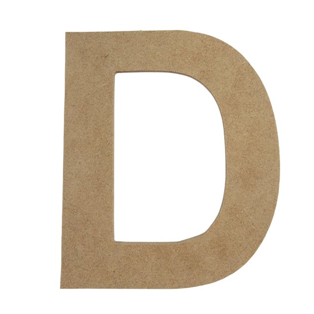 Wooden Letter Unfinished, Arial Font, Craft Cutout - Walmart.com
