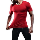NELEUS Men's Compression Athletic Shirts, Short Sleeve Base Layer, 3 ...