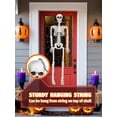 Seasons 36 inch Skeleton Decor, 3Ft Poseable Skeleton Halloween ...