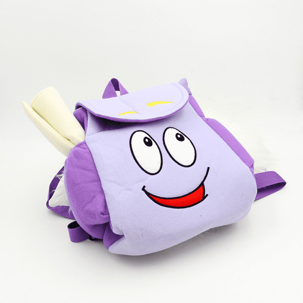 Click here for Dora Purple Plush Backpack  Cute Cartoon Bag Decor... prices