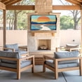 Abstract Art Texture Art Sun Outdoor TV Cover 60 to 65 inch Waterproof ...