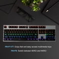 Mechanical Gaming Keyboard - RGB backlight, Clicky, Kailh Blue or Black ...