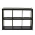 Better Homes & Gardens 6-Cube Storage Organizer, Charcoal - Walmart.com
