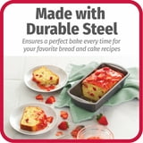 Goodcook 8x4 Steel Loaf Pan, Bread, Cake, Meatloaf, Dishwasher Safe ...