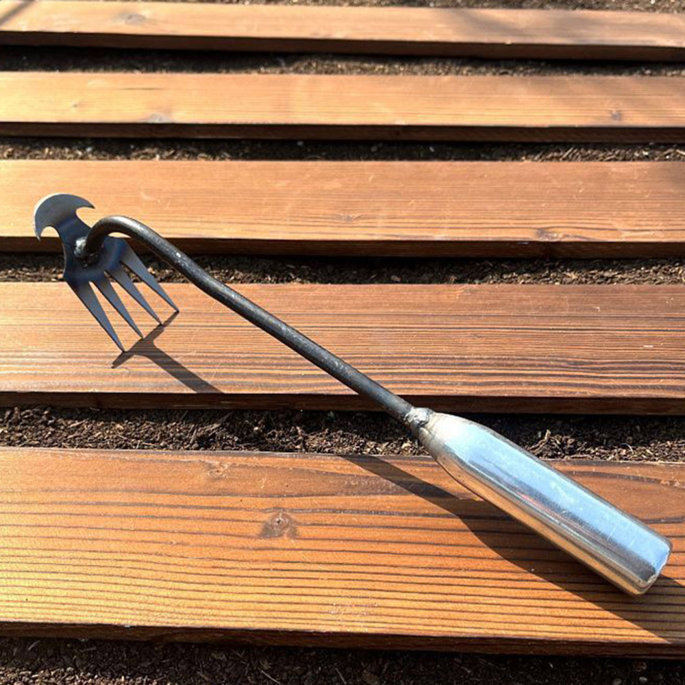 Manganese Steel Sturdy Weeder Four Tooth Design Weeding Tool for ...