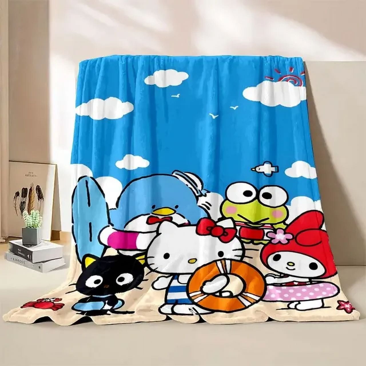 Click here for Miniso Sanrio Cartoon Character Hello Kitty Blanke... prices