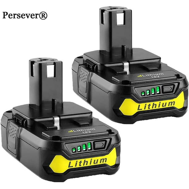 2Pack 18Volt P102 Lithium-Ion P108 3.0Ah Battery For Ryobi 18V One+ ...
