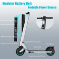 Lirpe R1 Solar-Charging Scooter: 350W Motor, Removable Battery, USB ...