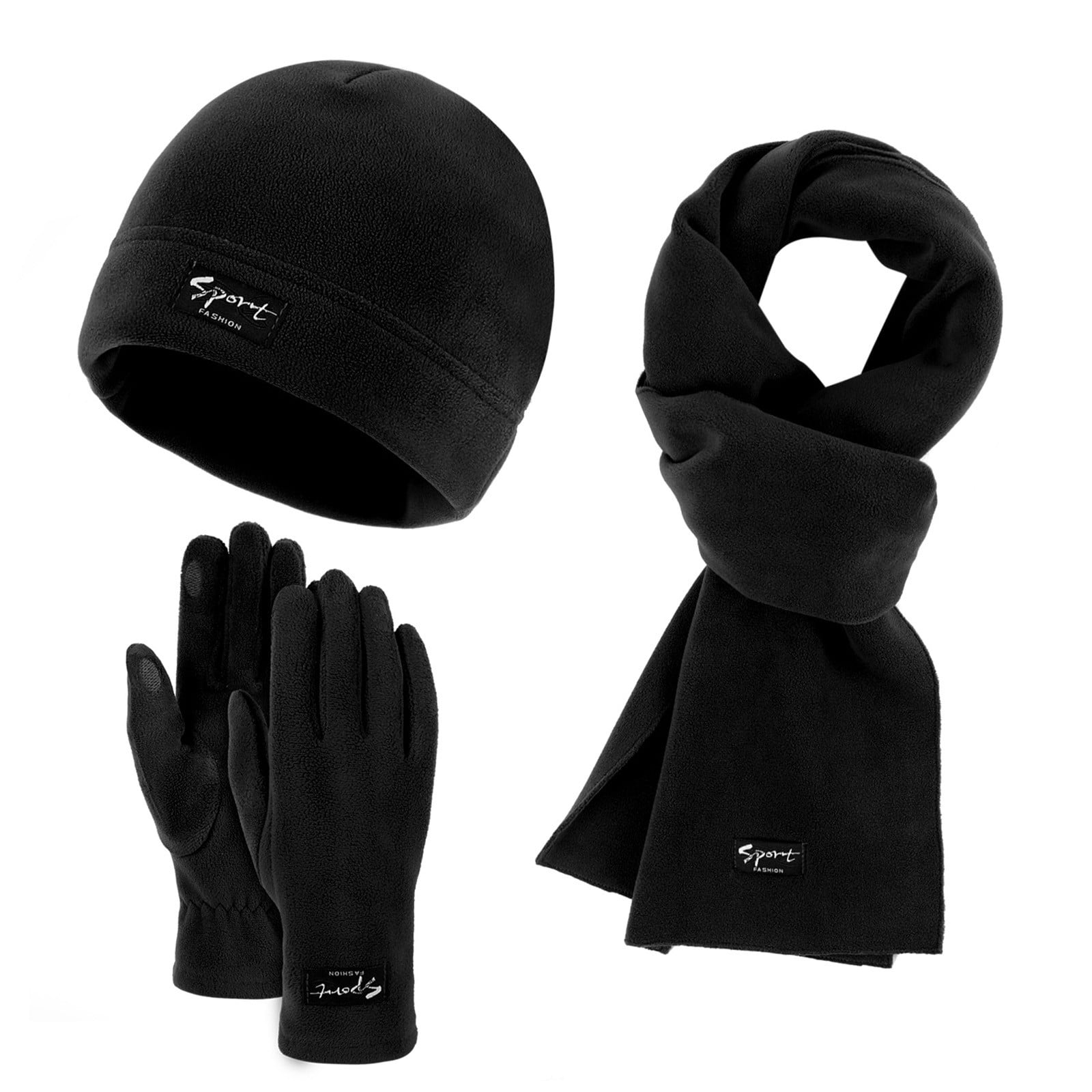 Click here for Pisexur 3 Pcs Winter Hat Scarf Gloves Set  Premium... prices