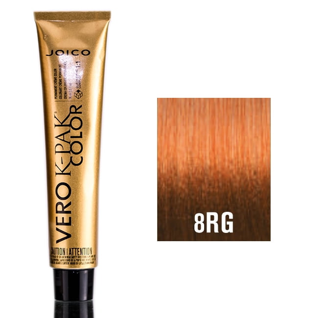 Joico Vero K-Pak Hair Color - 8RG - Pack of 3 with Sleek Comb - Walmart.com