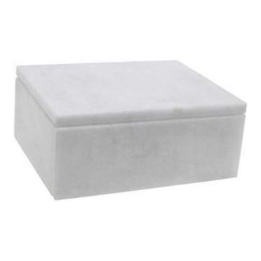 DecMode White Marble Decorative Box with Gold Handle, 3 Count - Walmart.com