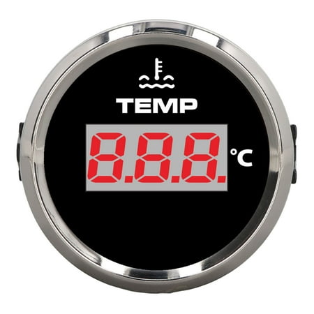 Digital Temp Gauge, 52mm Water Temperature Gauge IP67 Waterproof 9-32V ...