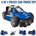 Toy To Enjoy 5-in-1 Take Apart Police Car Truck Toy – Builds Emergency ...