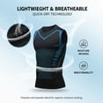 Sleeveless Compression Shirt Men，4-Way Stretch, Moisture-Wicking ...